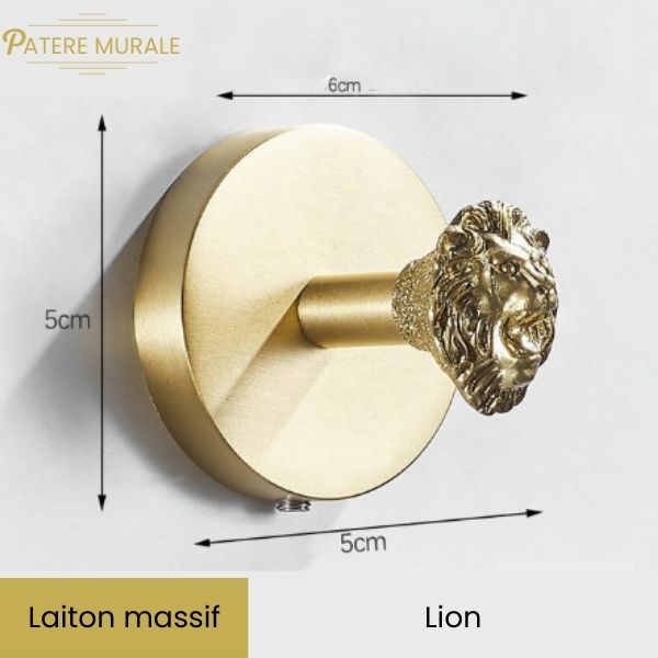 Crochet mural laiton – Patère Murale™