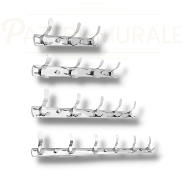 Patère inox double crochet – Patère Murale™