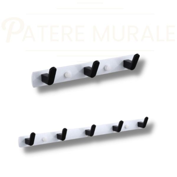 Porte veste bi-couleur – Patère Murale™