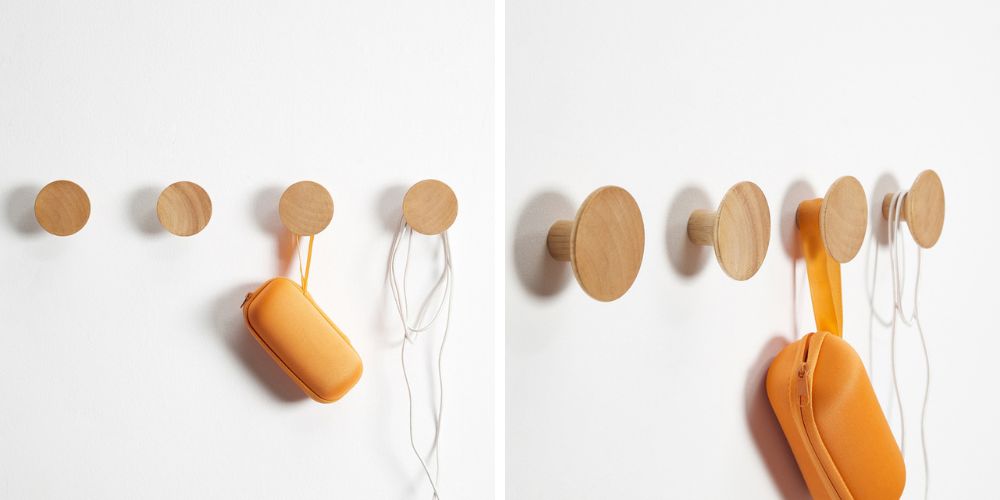 Patere bois ronde – Patère Murale™