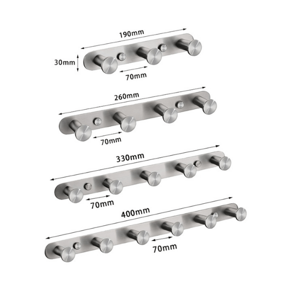 Patere salle de bain inox – Patère Murale™